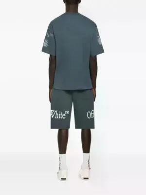 Off-White Swimming Logo Skate T-shirt - Blue
