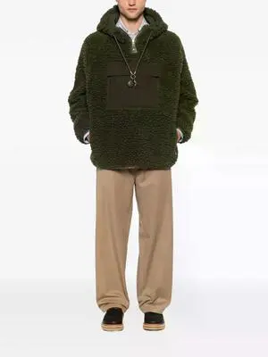 Loewe Fleece-texture Hooded Jacket