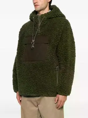 Loewe Fleece-texture Hooded Jacket