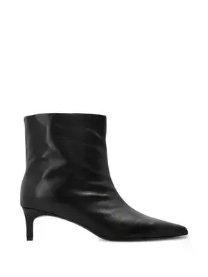 BLACK SUEDE STUDIO Trina 50 Pointed-toe Ankle Boots - Black