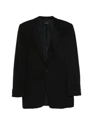 Giorgio Armani 1990s Single-breasted Blazer - Black