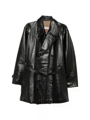 A.N.G.E.L.O. VINTAGE CULT 1950s Double-breasted Coat - Black