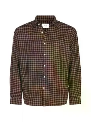 Nn07 Deon Check-pattern Shirt - Red