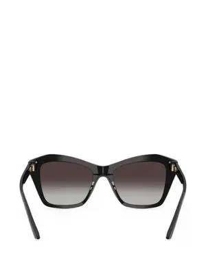 JIMMY CHOO Geometric-frame Sunglasses - Black