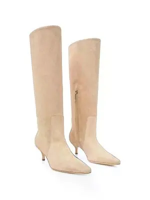 Peserico Pointed-toe Suede Boots