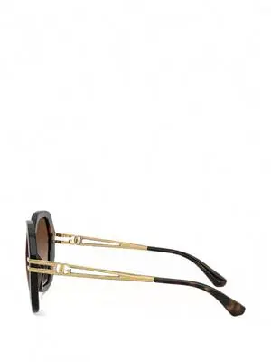 Dolce & Gabbana Tortoiseshell-effect Geometric-frame Sunglasses
