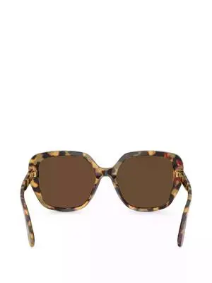 Dolce & Gabbana Tortoise-effect Butterfly-frame Sunglasses