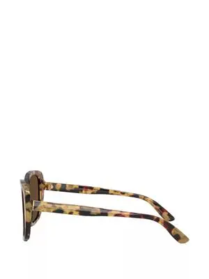 Dolce & Gabbana Tortoise-effect Butterfly-frame Sunglasses
