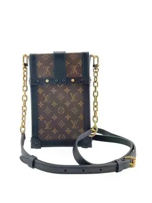 LOUIS VUITTON 2021 Monogram Pochette Trunk Verticale Crossbody Bag