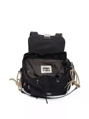Bimba Y Lola Large Nylon Pocket Backpack