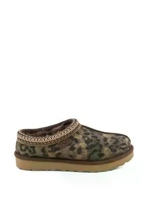 UGG Tasman Leopard-print Slippers - Brown