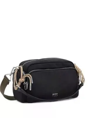 Bimba Y Lola Large Nylon Pocket Crossbody Bag - Black