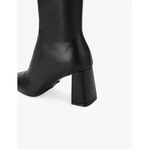 Carvela Rometta Faux-leather Heeled High-leg Boots