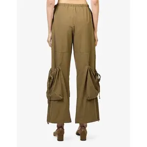 DEIJI STUDIOS Drawstring-pocket Cotton Trousers