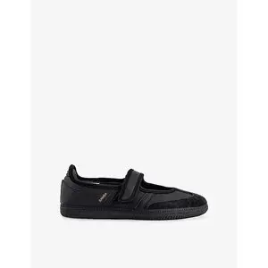 Adidas Samba Jane Leather Trainers - Core Black