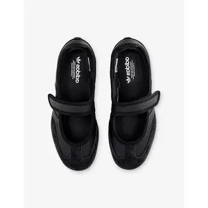Adidas Samba Jane Leather Trainers - Core Black