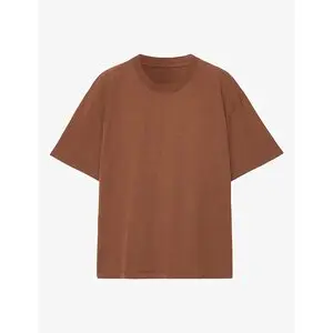 ALLSAINTS Maddox Crewneck Regular-fit Cotton T-shirt Xxl - Rust Orange