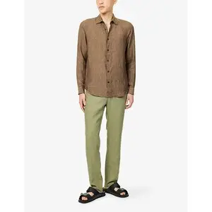 Orlebar Brown Giles Tailored-fit Linen Shirt