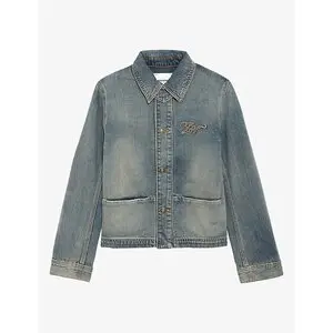 Zadig&Voltaire Lessa Washed Denim Jacket - Medium Blue