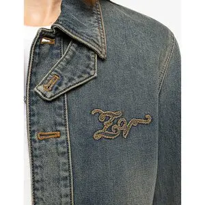 Zadig&Voltaire Lessa Washed Denim Jacket