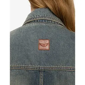 Zadig&Voltaire Lessa Washed Denim Jacket