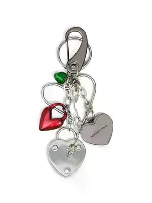 Bimba Y Lola Metal Multi-heart Key Ring - Silver