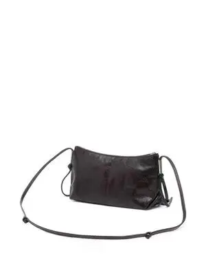 Bimba Y Lola Small Espresso Leather Crossbody Bag - Brown