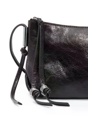 Bimba Y Lola Small Espresso Leather Crossbody Bag