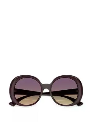 JIMMY CHOO Round-frame Gradient Sunglasses