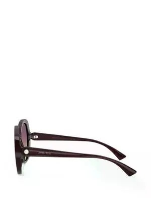 JIMMY CHOO Round-frame Gradient Sunglasses