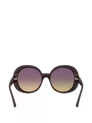 JIMMY CHOO Round-frame Gradient Sunglasses