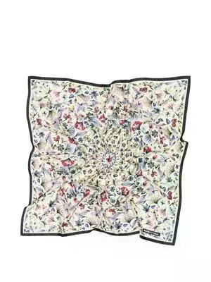 Bimba Y Lola Ivory Autumnal Kaleidoscope Scarf - Neutrals