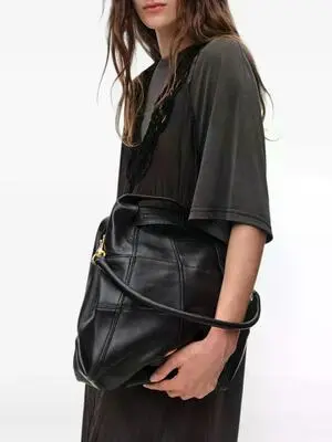 Bimba Y Lola Medium Patchwork Leather Paper Bag