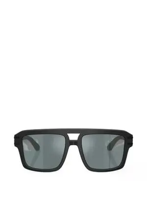 Dolce & Gabbana Double-bridge Pilot Sunglasses - Black