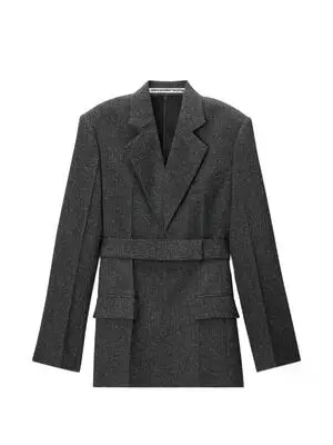 Alexander Wang Belted Blazer Dress - Grey