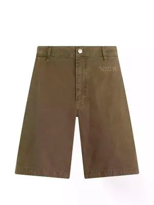 Moschino Logo-embroidered Cargo Shorts - Brown