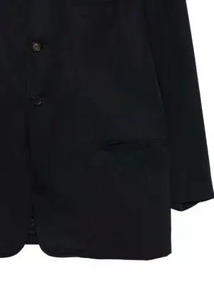 Yohji Yamamoto 1990s Notched-lapel Blazer - Blue