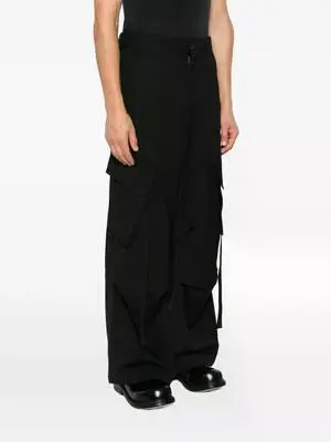Isabel Benenato Wide-leg Cargo Pants