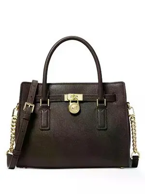 Michael Kors Hamilton Moderne Leather Tote Bag - Brown
