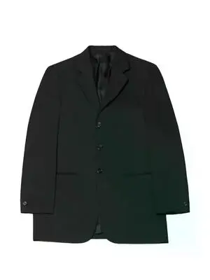 JIL SANDER Single-breasted Notched-lapels Jacket - Black