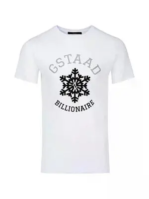 BILLIONAIRE Gstaad Snowflake-print T-shirt