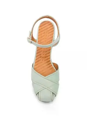 Chie Mihara Geometric-pattern Block-heel Sandals