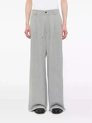 Noir Kei Ninomiya Pleated Pile-knit Trousers