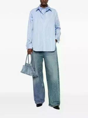 Sacai Striped Layered-collar Shirt