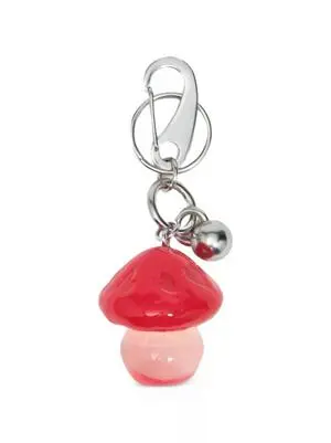 Bimba Y Lola Resin Mushroom Keyring - Red