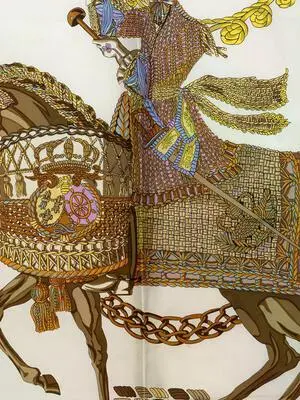 Hermès 2000-2026 Le Timbalier Silk Scarf 90 Scarves