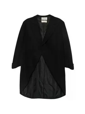 A.N.G.E.L.O. VINTAGE CULT 1950s Peaked-lapel Coat - Black