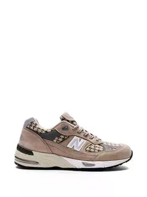 NEW BALANCE 991 Panelled Sneakers - Neutrals