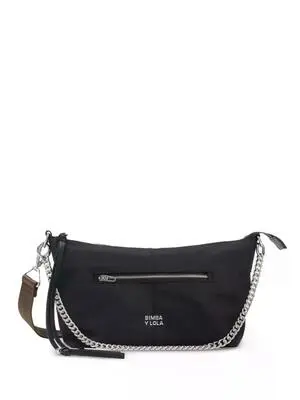 Bimba Y Lola Large Nylon Madrid Bag - Black