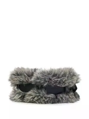 Andersson Bell Belted Faux-fur Muffler - Grey